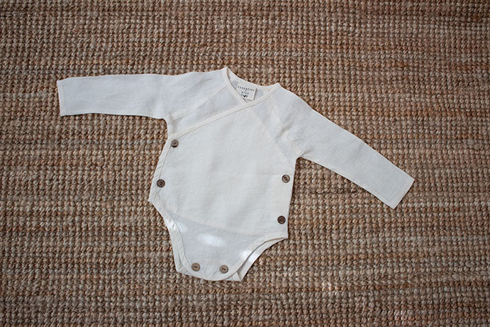 100% Hemp Aura Wrap Onesie – Essential and Kind
